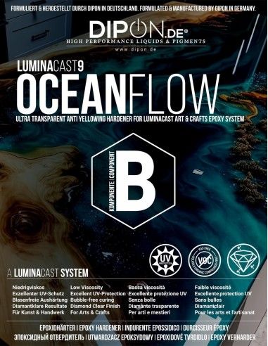 LUMINACAST 9 OCEAN FLOW nízkoviskózna epoxidová živica na zalievanie od ...